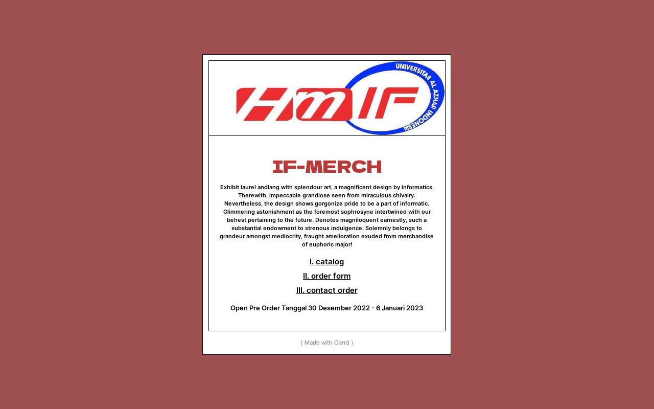 IFMERCH